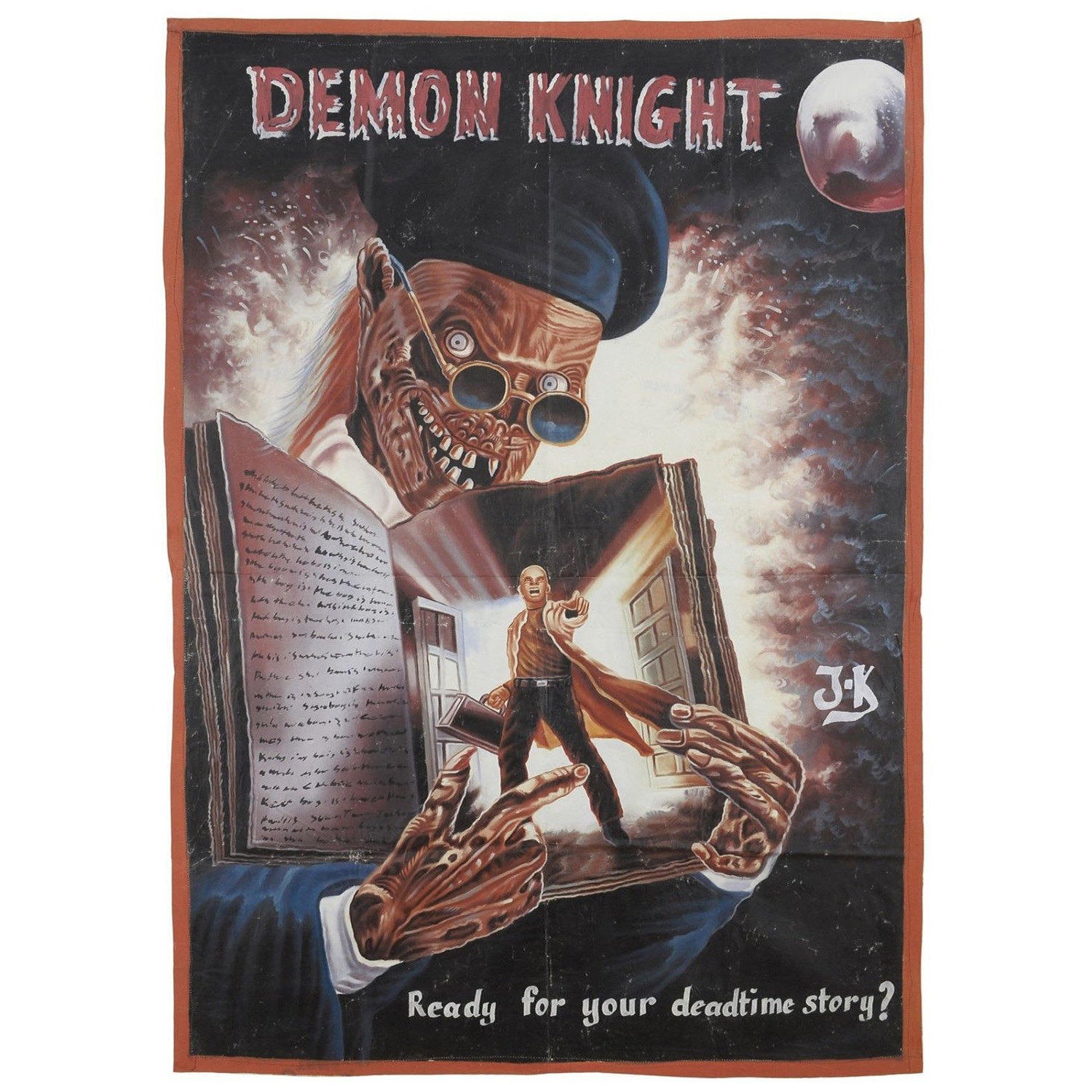 Demon Knight Movie Poster - Hand-Painted in Ghana – Tribalgh