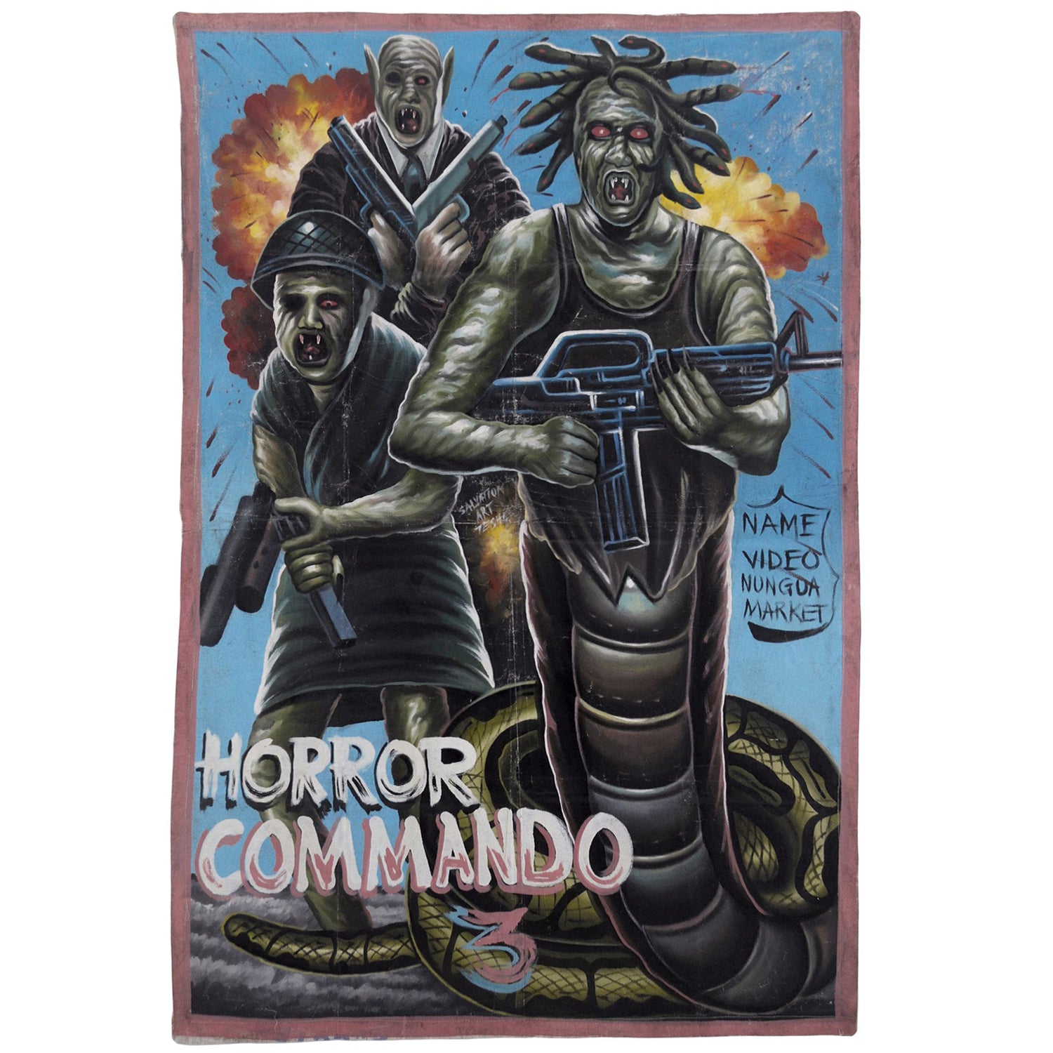 Unique I HATE MY VILLAGE Movie Poster from Ghana - 65"x40" – Tribalgh