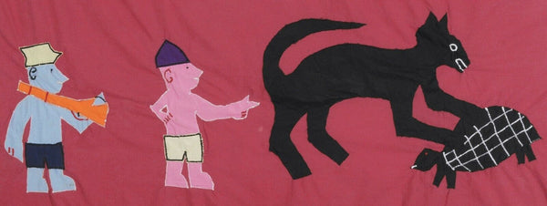 Fante Asafo Flag Frankaa Fanti War Ghana African Applique Art – Tribalgh