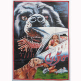 Cujo Ghana Movie Poster - Authentic Hand-Painted Horror Art – Tribalgh